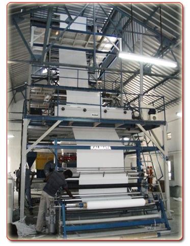 Three Layer Blown Film Extrusion Plant, WInders - Kalimata Plastic Machines