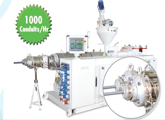 High Speed Twin PVC Pipe Extrusion Line & PVC Pipe Extruder