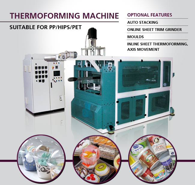 Complete Solution For Thermoforming and Sheet Extrusion for PET/PP/HIPS-RRP